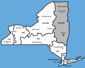 Area Code Overlay Approved for the New York 518 Area Code - MIDTEL
